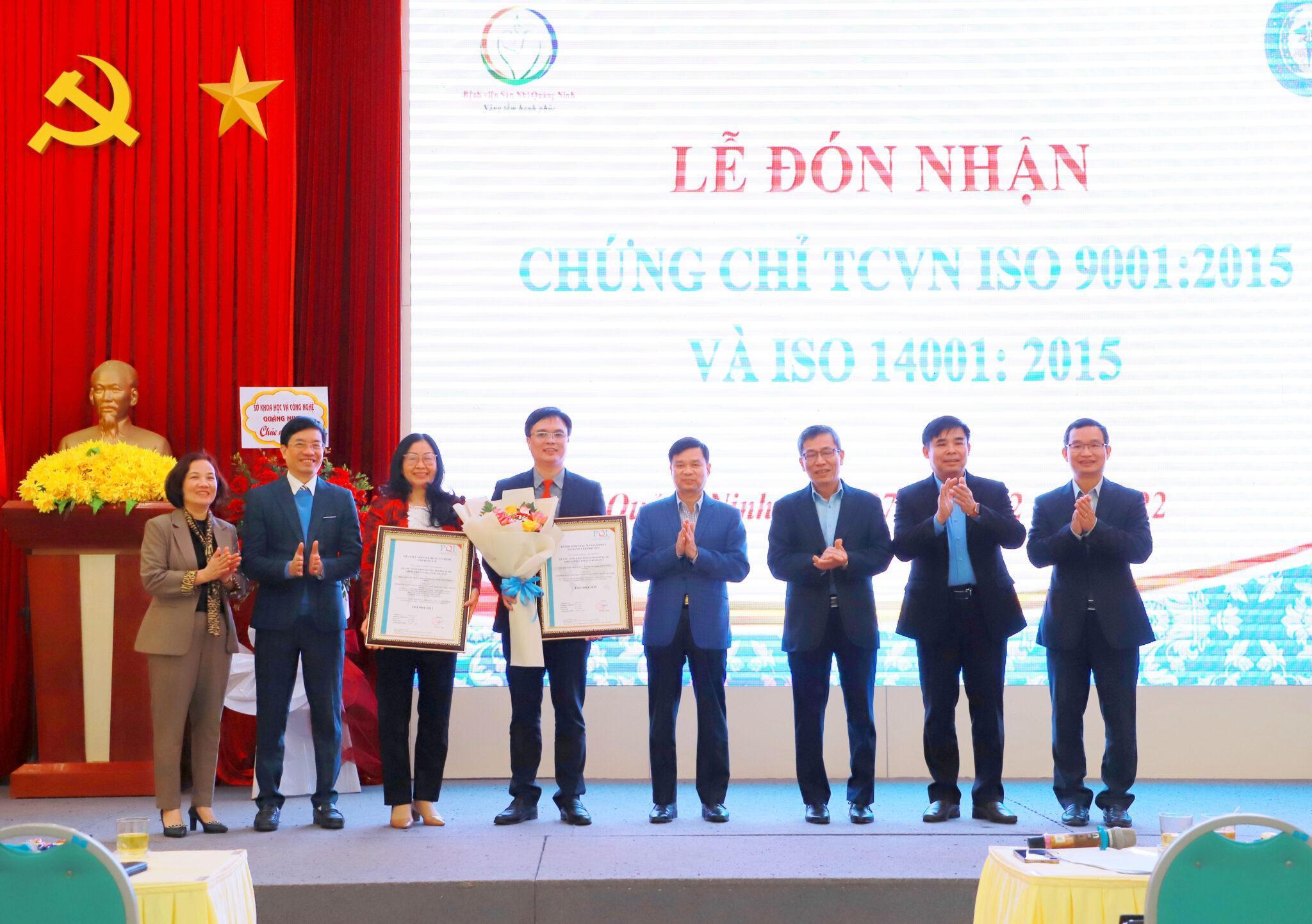 Bệnh Viện Sản Nhi Quảng Ninh Đón Nhận Chứng Chỉ TCVN ISO 9001:2015 Và ...